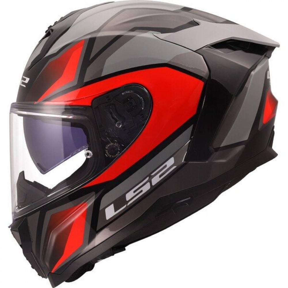 ΚΡΑΝΟΣ FULL FACE LS2 FF817 CHALLENGER II VIPER GREY RED ...
